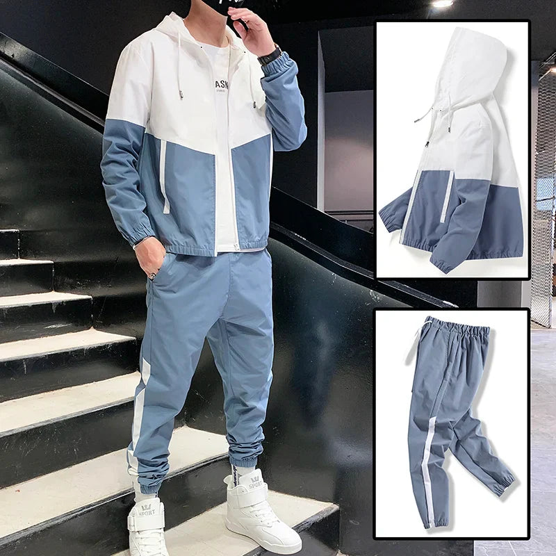 Men’s Hip Hop Tracksuit Set – British Elegance