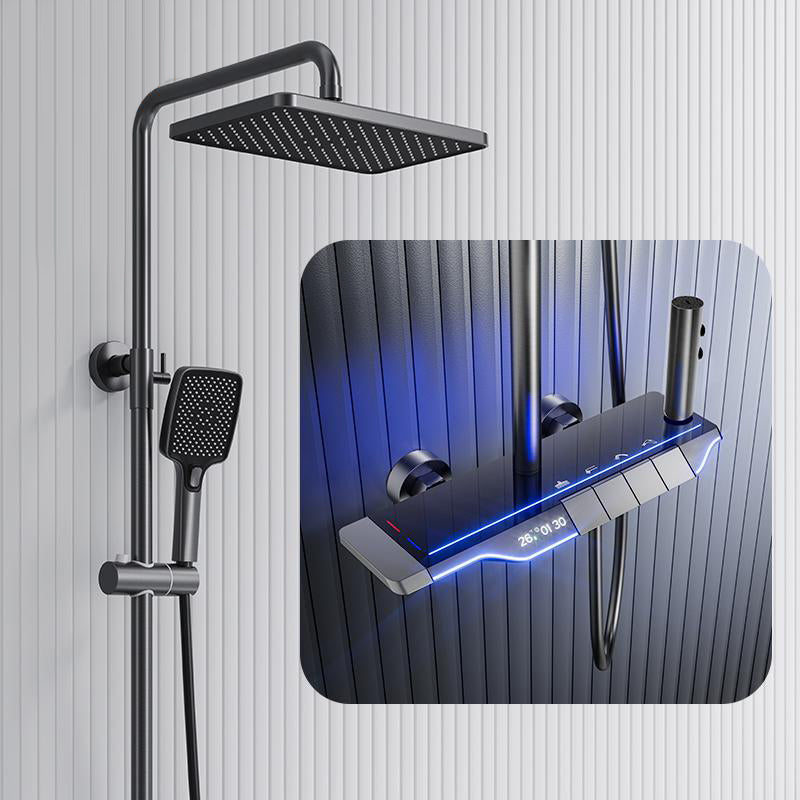 AquaSense Smart Shower System with Digital Temperature Display ...