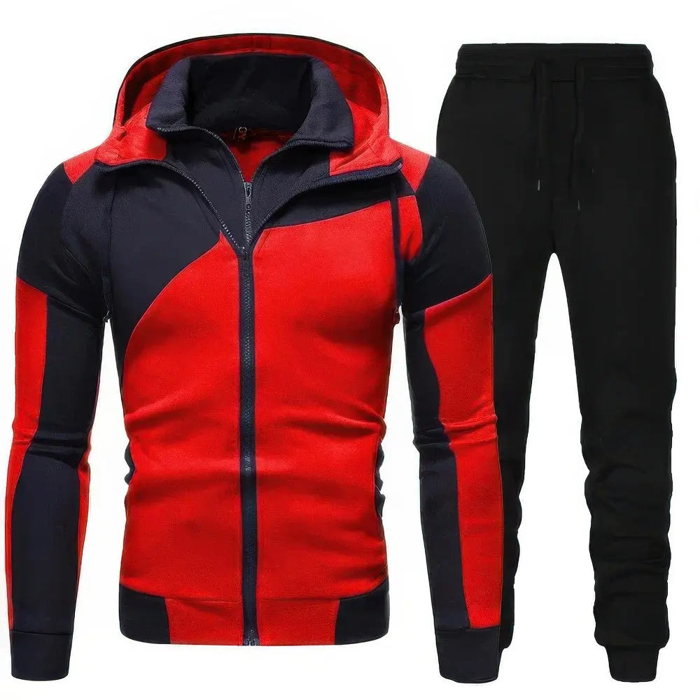 Men's Cotton Blend Tracksuit Set – British Elegance
