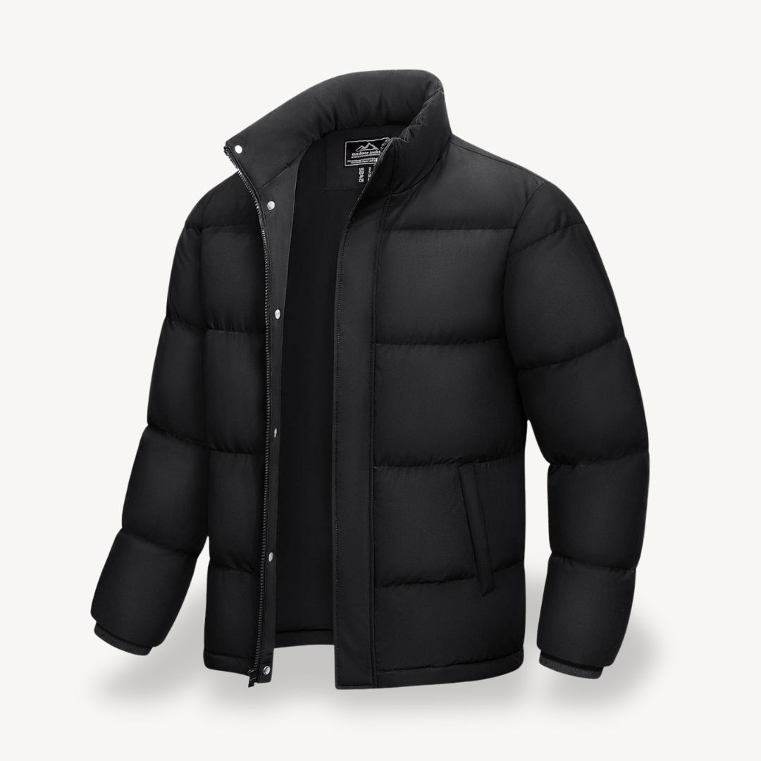 Men’s Classic Puffer Jacket – British Elegance