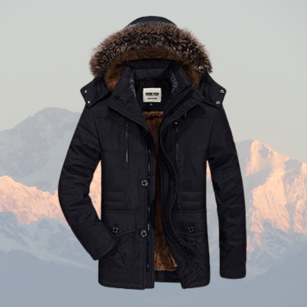 Victor | Warm Insulated Parka Jacket for Men – British Elegance