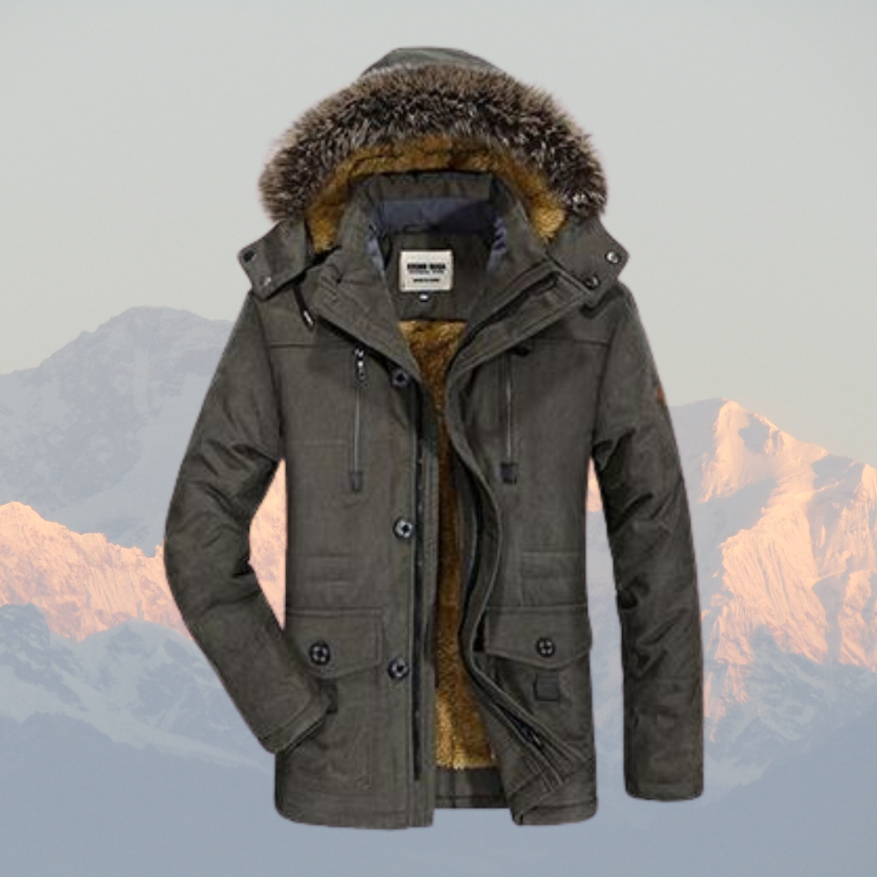 Victor | Warm Insulated Parka Jacket for Men – British Elegance