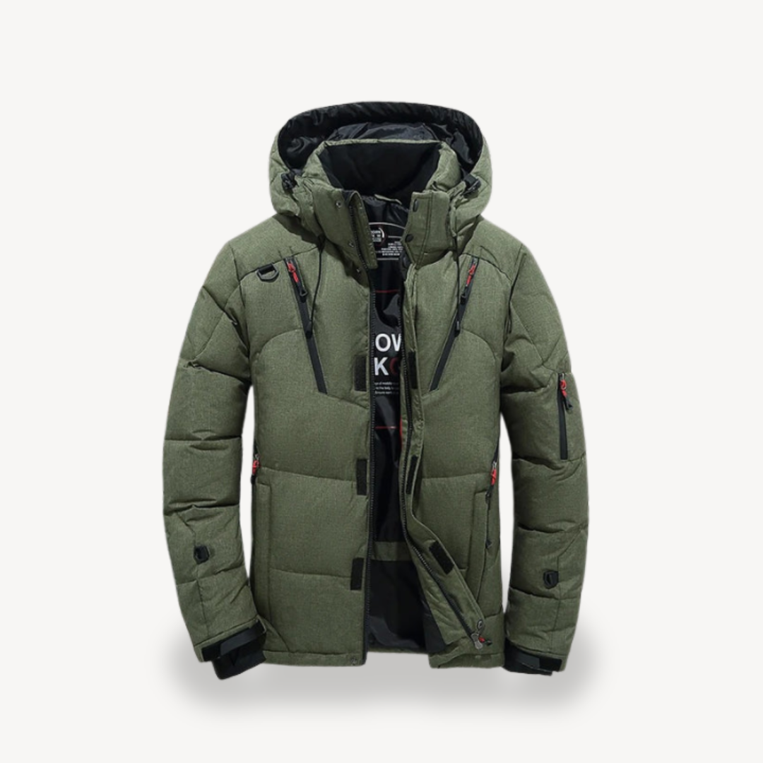 Men’s Technical Insulated Utility Puffer Jacket – British Elegance