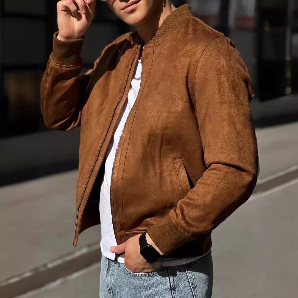 Giovanni Suede Jacket – British Elegance