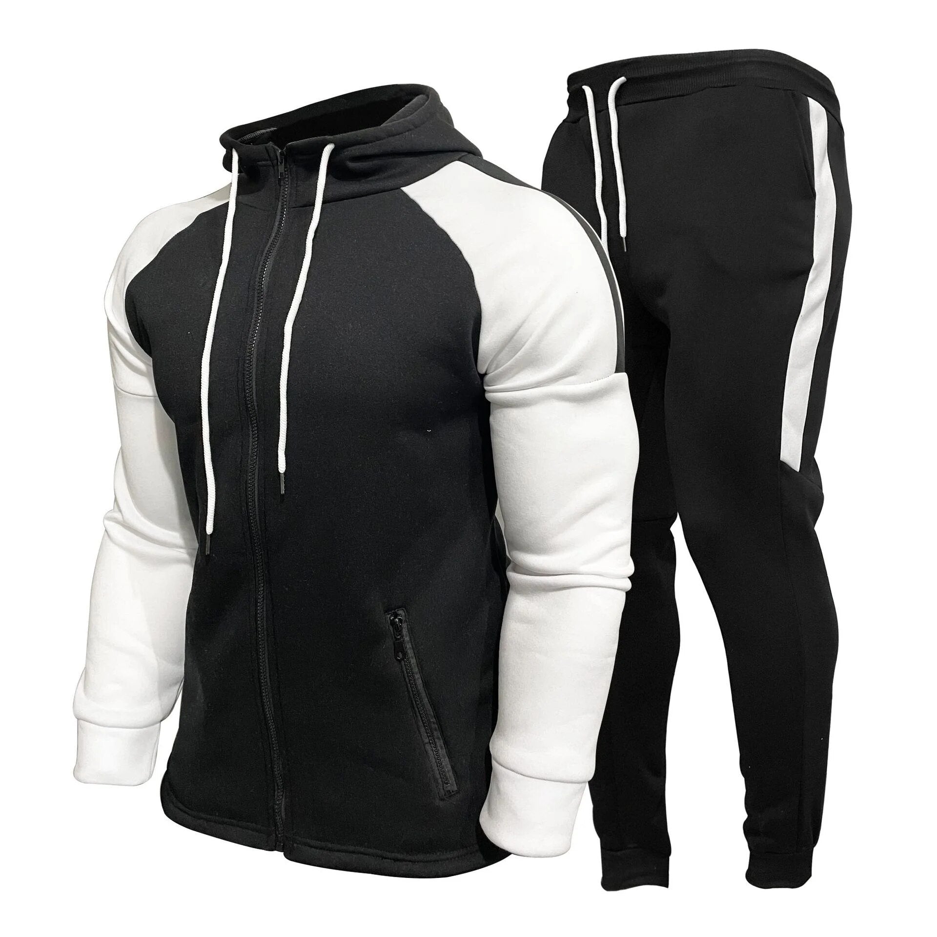 Men's tracksuit with zipper jacket – British Elegance
