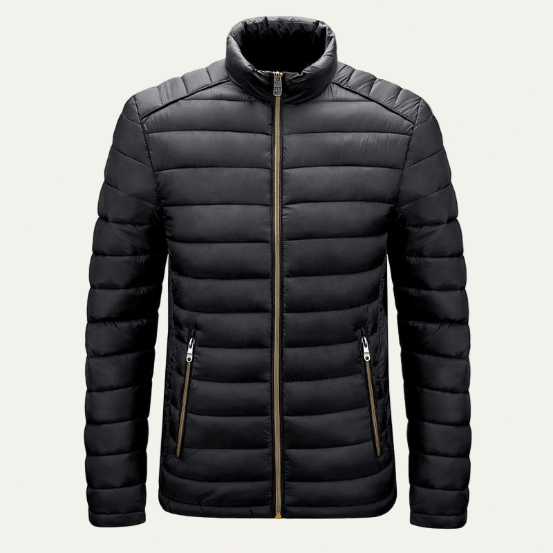 Men’s Quilted Puffer Parka Jacket – British Elegance