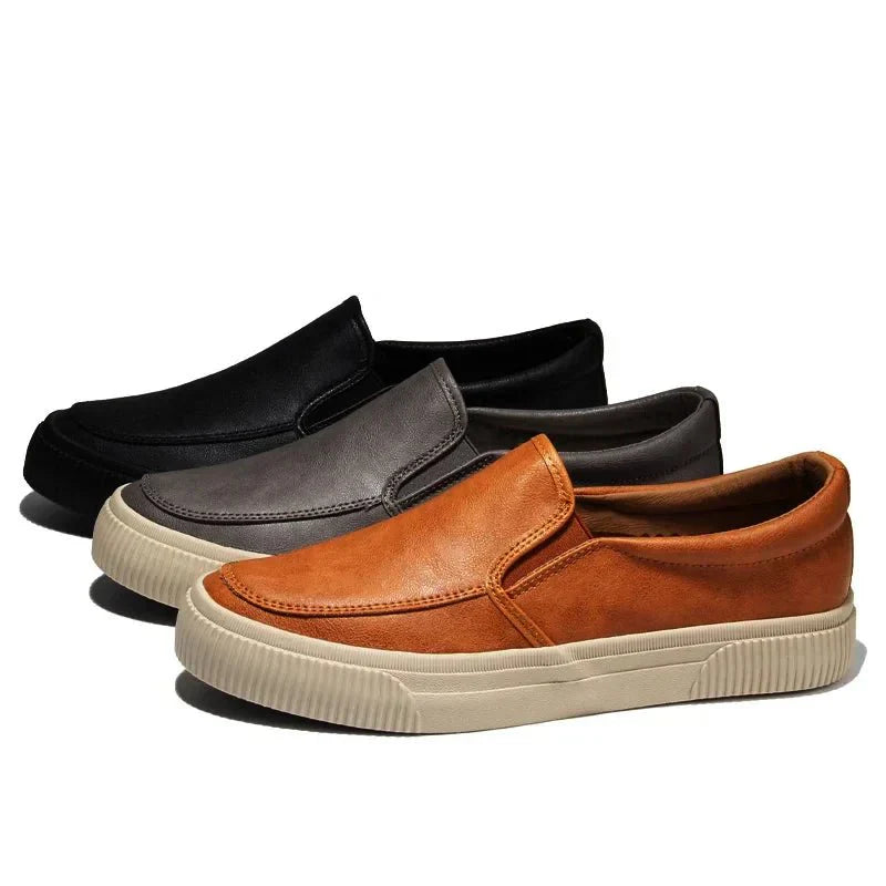 Classic Leather Slippers – British Elegance